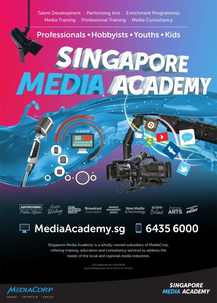 Branding for Singapore Media Academy : Krome: Web Design Singapore ...