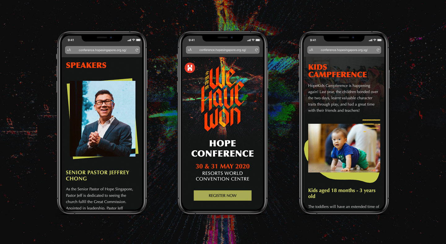 HOPE Conference 2020 : Krome: Web Design Singapore | Web Design Company